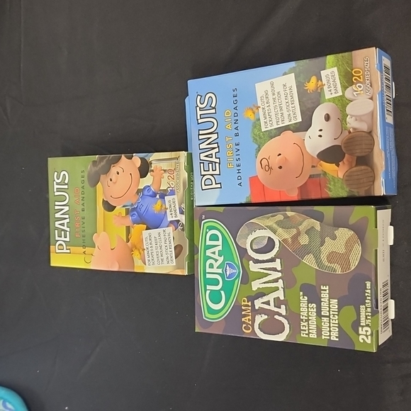 curad | Accessories | Kids Bandaid Peanuts And Cameo Camp First Aid ...